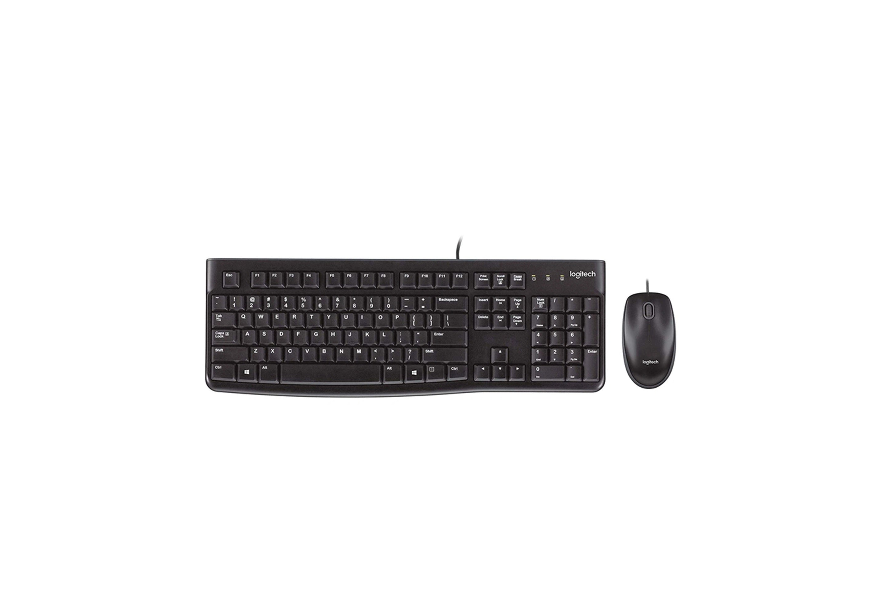 Logitech Mk120 Desktop Corded Keyboard And Mouse Combo Notbadtech