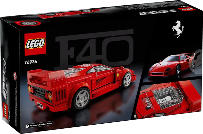 LEGO Speed Champions 76934 Ferrari F40 Supercar – NotBadTech